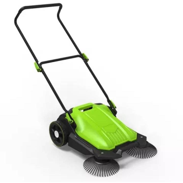 Sweaper Manual Leaf Sweeper Sweeping Car Equipment For Cement Floors ...