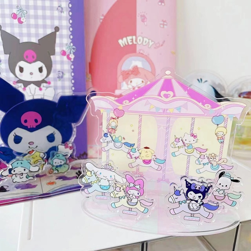 Cute Sanrio Melody Kuromi Acrylic Stand Size 12cm. For Amusement Park ...