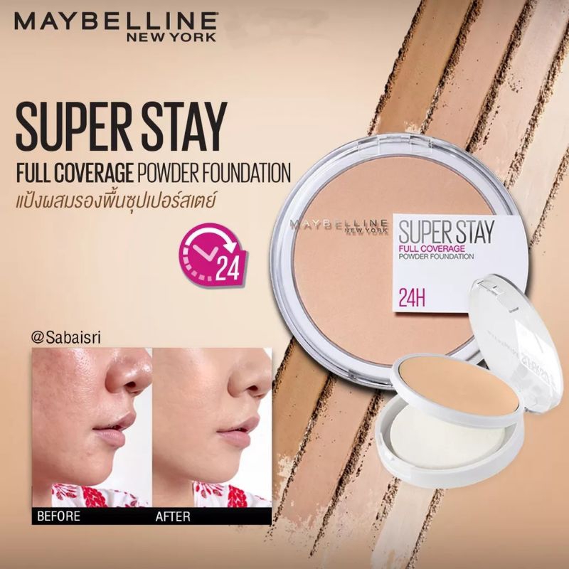 Maybelline New York Lot!Maybelline Super Stay Powder Foundation 6g ...