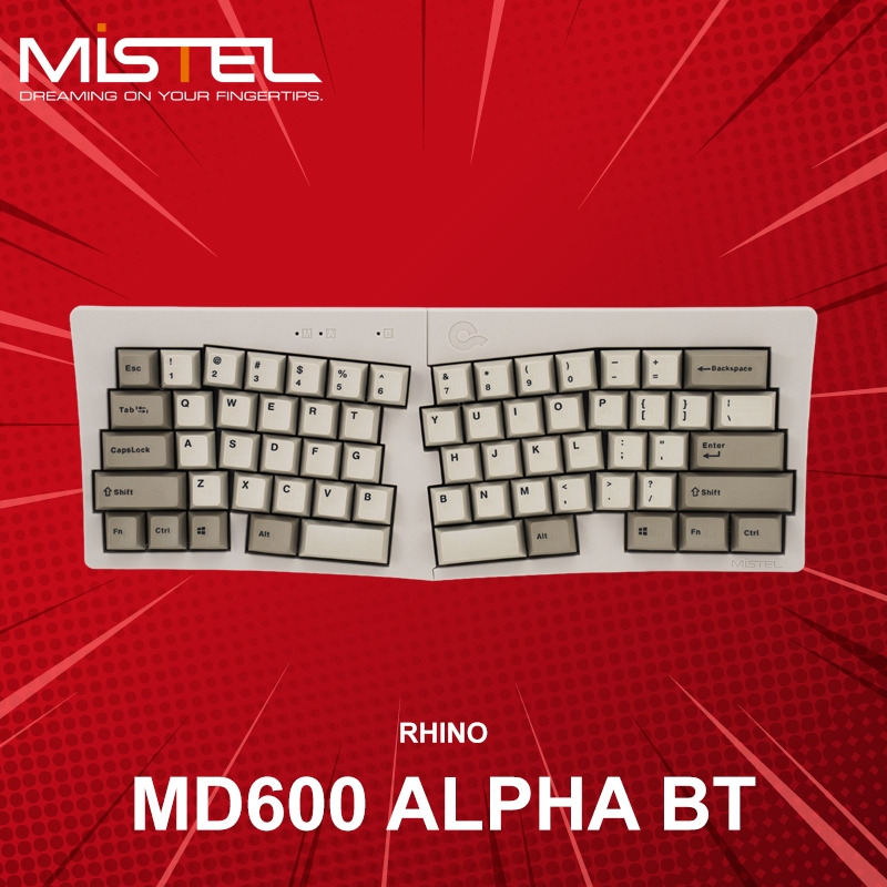 Mistel Keyboard Model MD600 Alpha BT Rhino (English) 1 Year Warranty | Shopee Malaysia