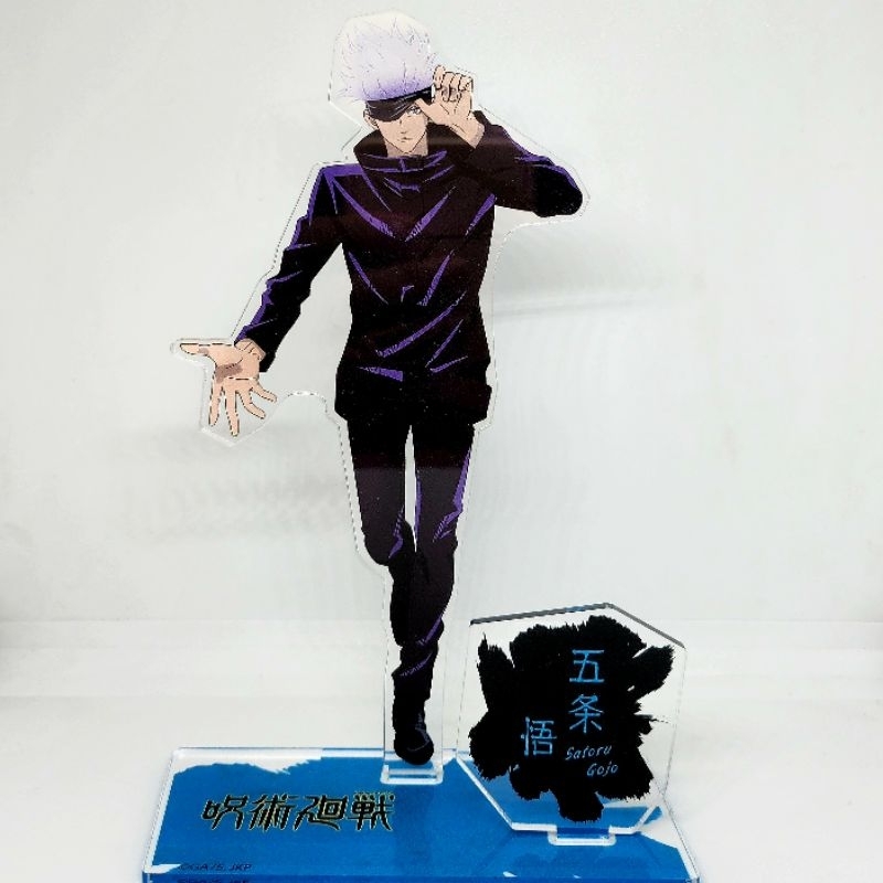 Stainless Steel Acrylic Gojo Satoru Anime Jujutsu Kaisen Work ...