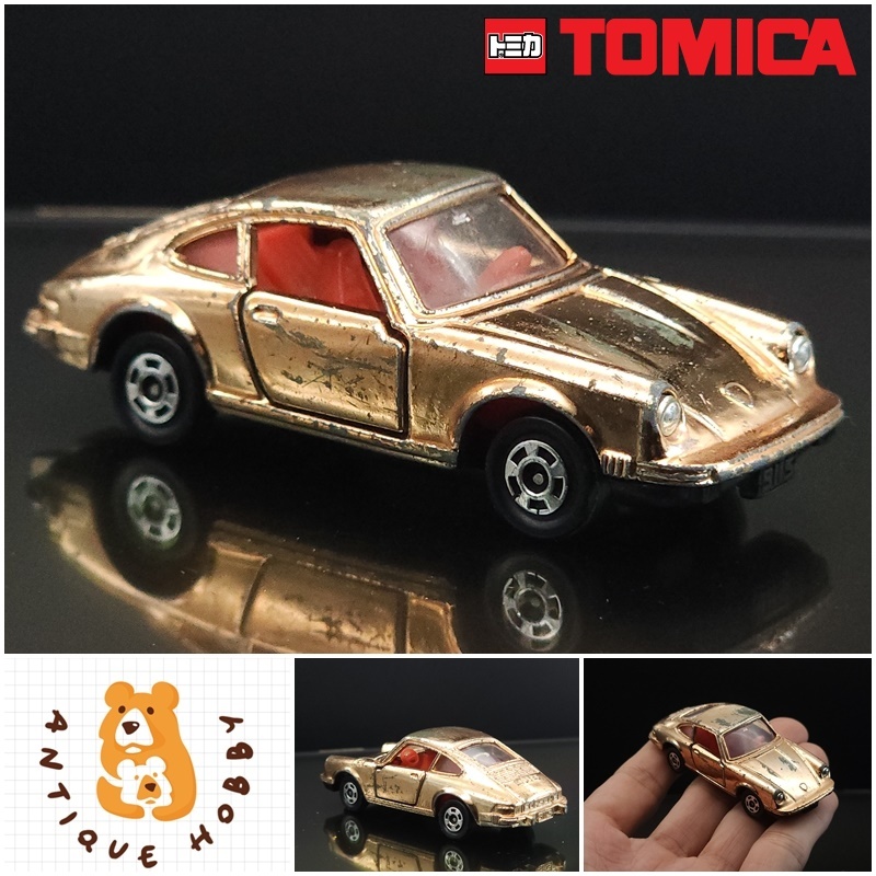 Pre-Owned TOMICA 1/64 Car Model :PORSCHE 911S Made in Japan Gold ...