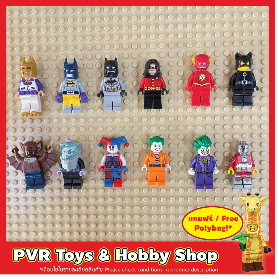 USED Original LEGO Minifigures DC Superheroes Batman Joker Harley cmf ...