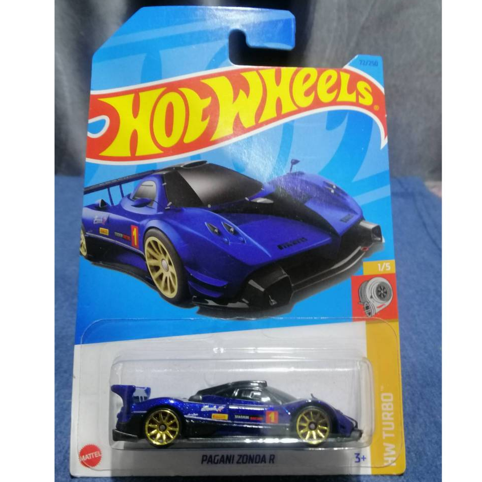 Hot Wheels Pagani Zonda R (blue) HW Turbo 72 SUPER CUSTOM Model ...