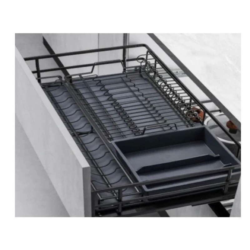One-Tier Open Shelf Model A05 Gray Color 90cm Door Drawer Dish Rack ...