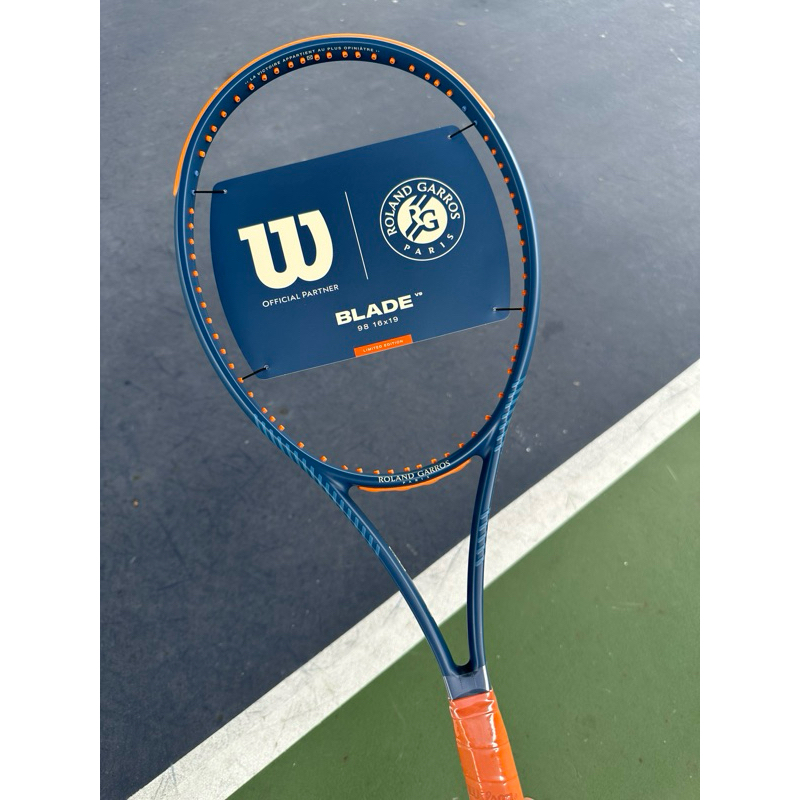 WILSON BLADE 98 ROLAND GARROS 2024 Tennis Racquet | Shopee Malaysia