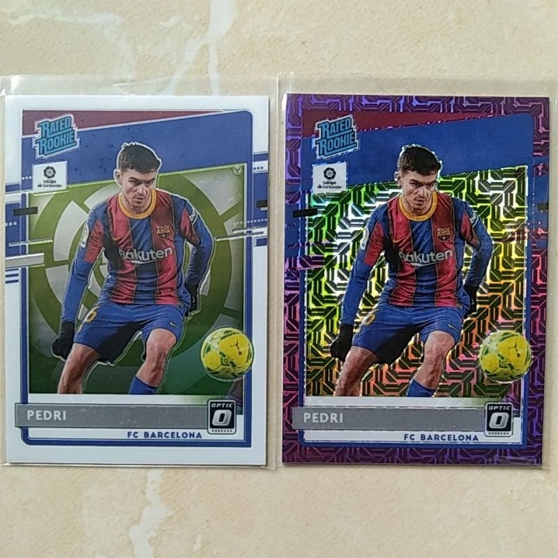 PANINI PEDRI RC OPTIC Football Cards 2 Pairs | Shopee Malaysia