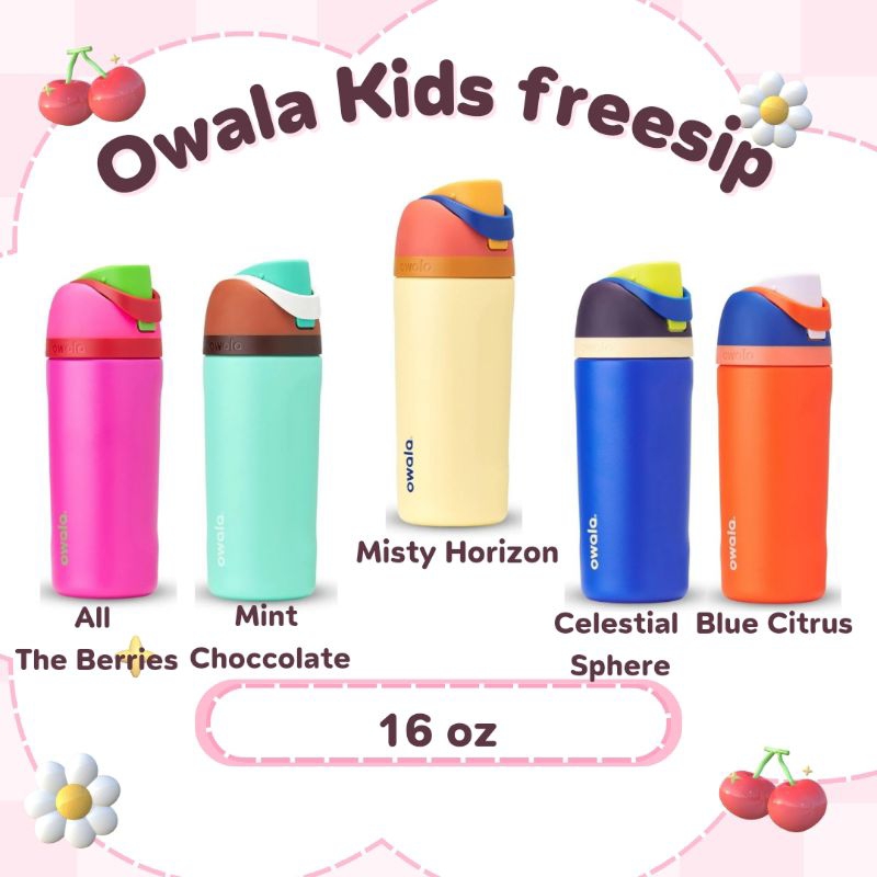 Owala 16oz Kids' Freesip Cold Water Bottle 16oz | Shopee Malaysia