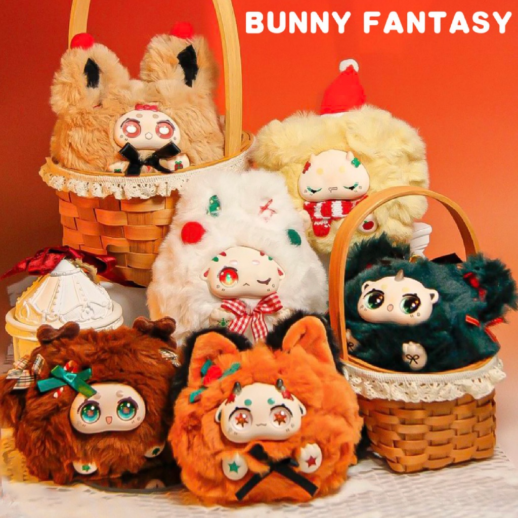 Random Box Bunny Fantasy Merry Christmas party plush Series Win SECRET ...