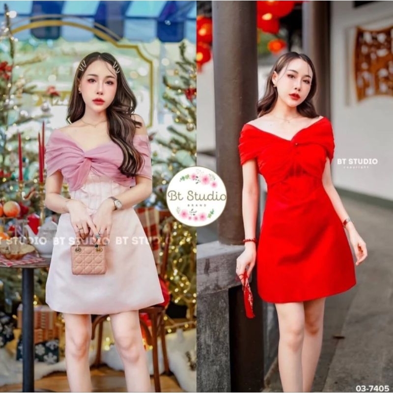 Short Dress Sweet Pink Glitter Fabric Beautiful Work. The Chest Is ...