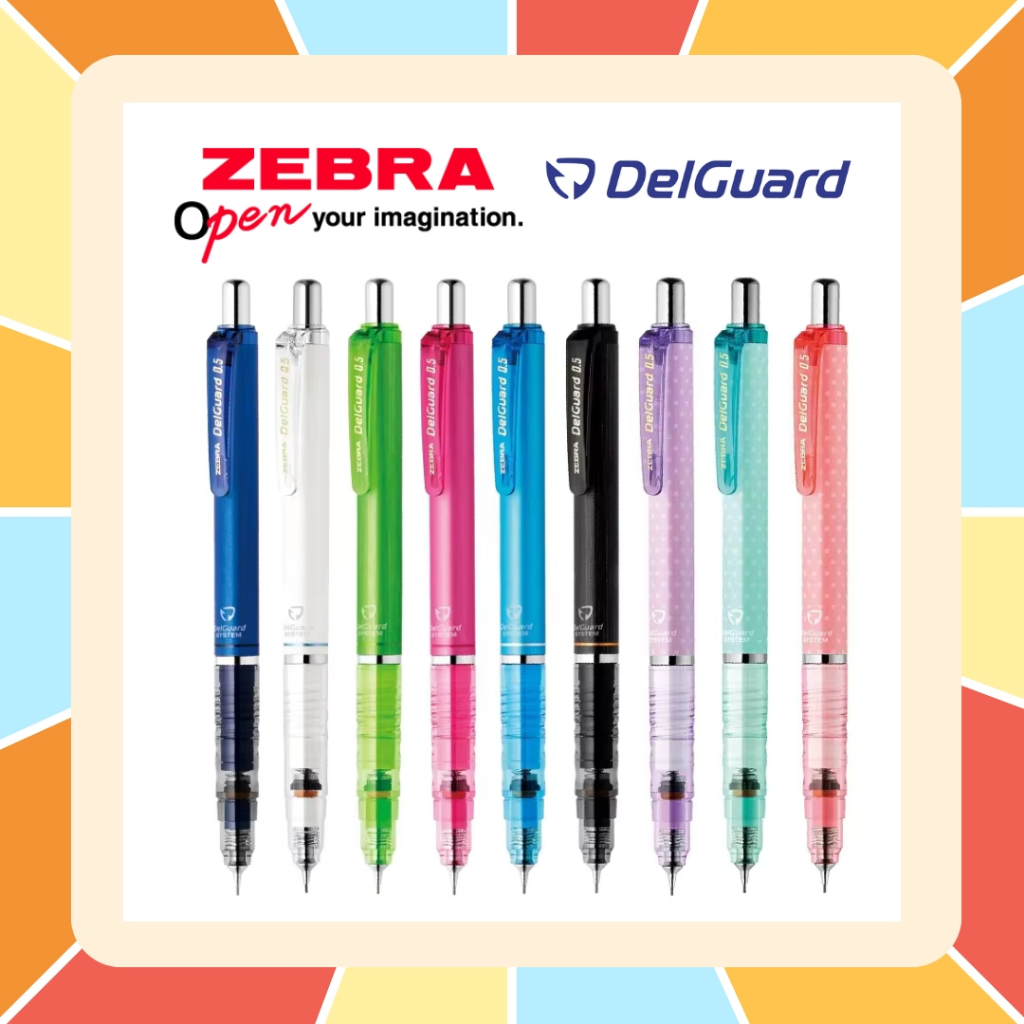Zebra Delguard Mechanical Pencil No Broken Size 0.5 Mm 2-Layer Spring ...