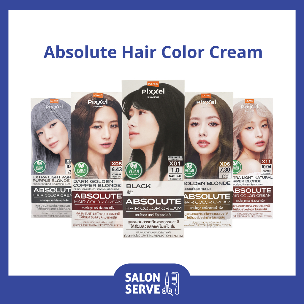 Lolane Pixxel Absolute Hair Color Cream 90g | Shopee Malaysia