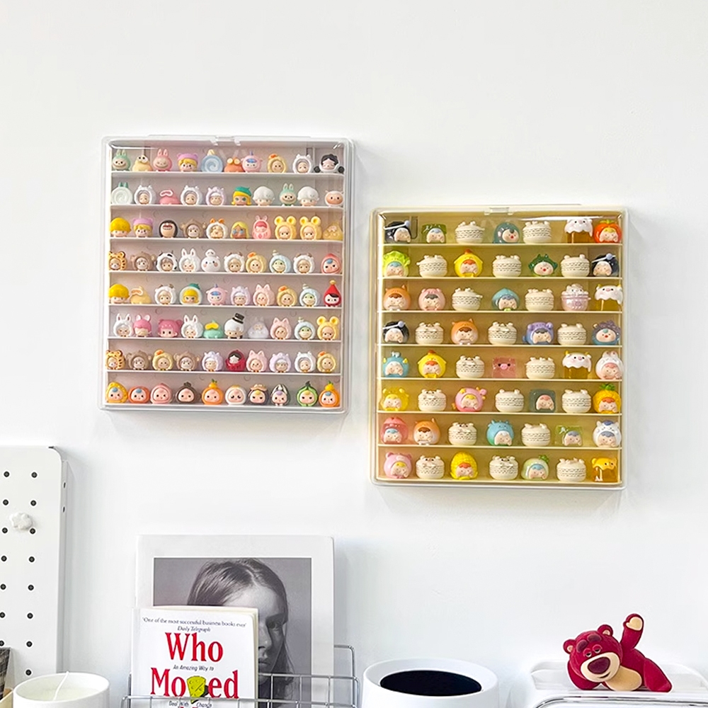 Wall-Mounted Figure Box Model Display Shelf Comes In Two Colors. Easy ...