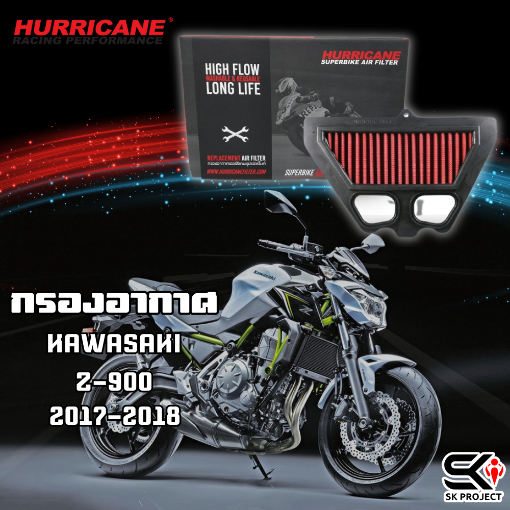 HURRICANE Air Filter KAWASAKI Z900 2017-18 SK PROJECT SHOP | Shopee ...