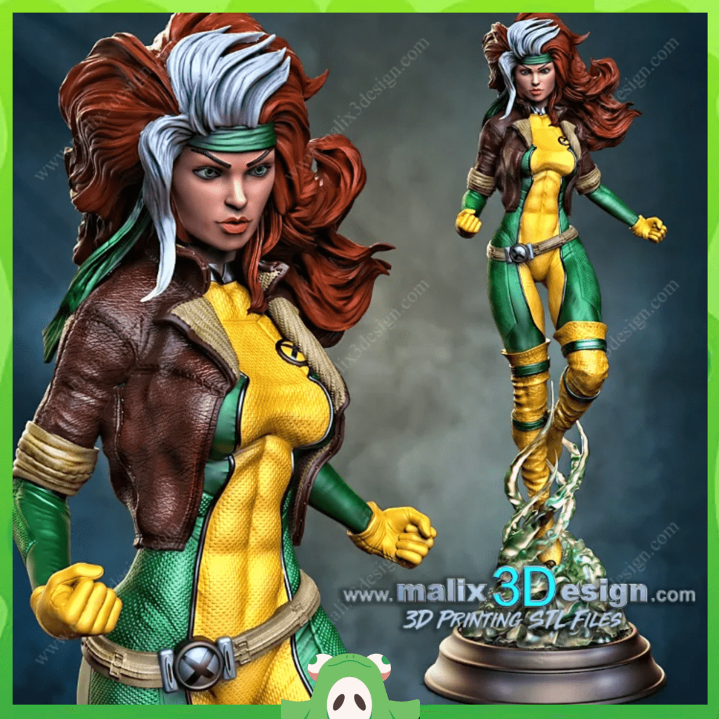 [Sanix3D] ROGUE (Fan Art) 3d print Resin Model Whole Body Fan Art Work ...