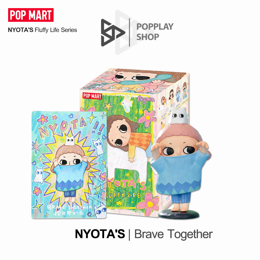 NYOTA'S Brave Together Check Card-Fluffy Life Series POPMART Niuta ...