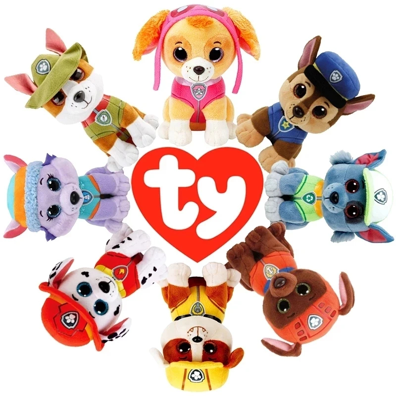 NW 86-1 Hand ty Doll Beanie Boos "Paw Patrol" | Shopee Malaysia