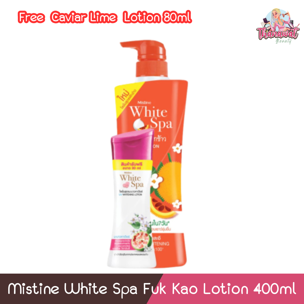 (Free Caviar Lime Lotion 80ml) Mistine White Spa Fuk Kao 400ml Gac 400ml | Shopee Malaysia