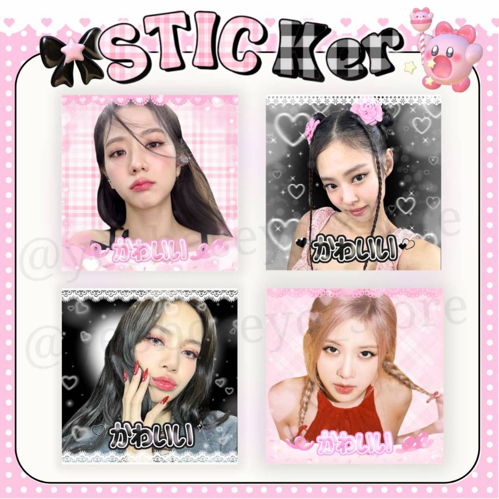 BLACKPINK sticker Parcel/ Decoration/Free Gift(sticker) | Shopee Malaysia