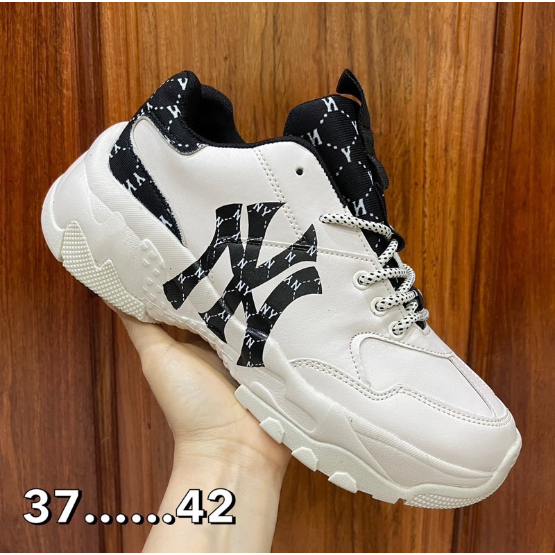 Mlb Shoes Ny New York High Sole 6cm ️wearing Cute Shopee Malaysia