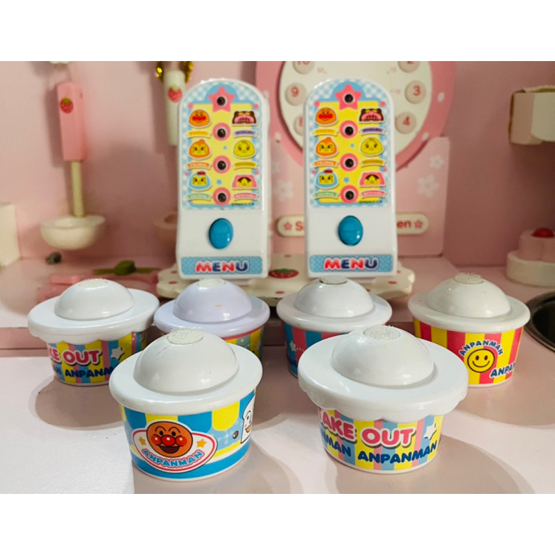 Anpanman Popsicle Shop Parts 1 Anpan man Menu Sign Bread Role Play Toy ...