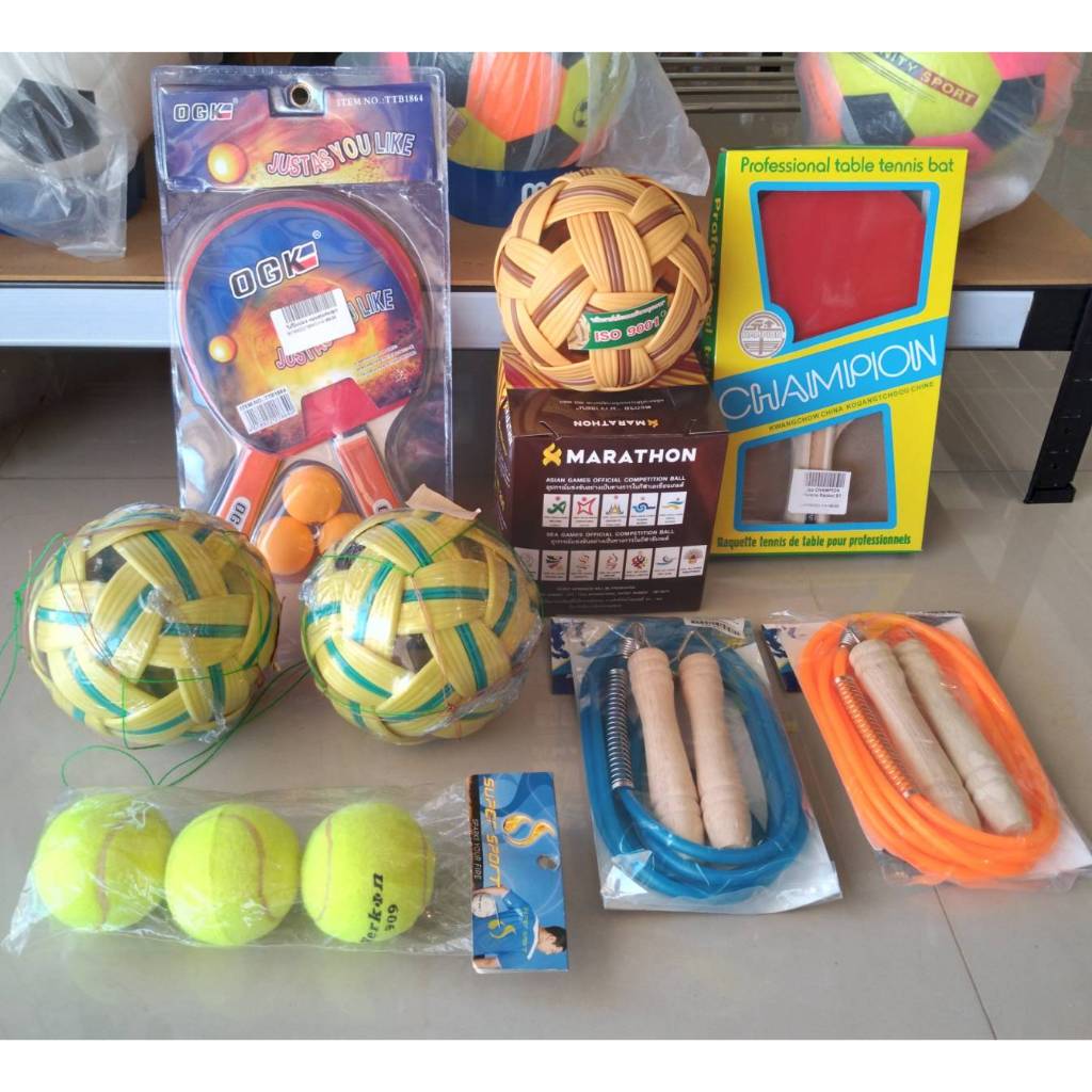 Sports Equipment Muzzle Ball Ping Pong Racket Tennis Jump Rope | Shopee ...