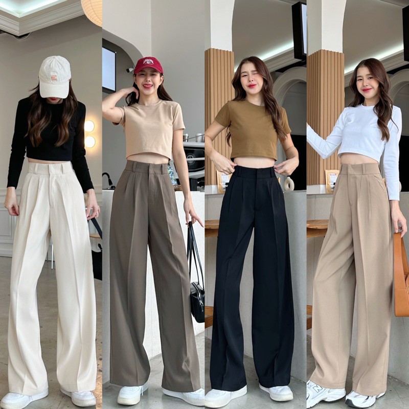 JESSIE PANT Vintage Style High Waist Uncle Pants | Shopee Malaysia