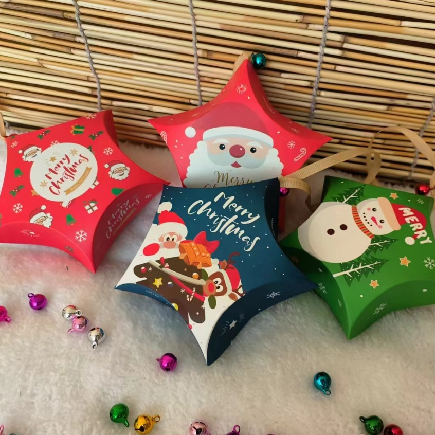 PK Gift Box Christmas Cute Star Shape (Free Bell) | Shopee Malaysia