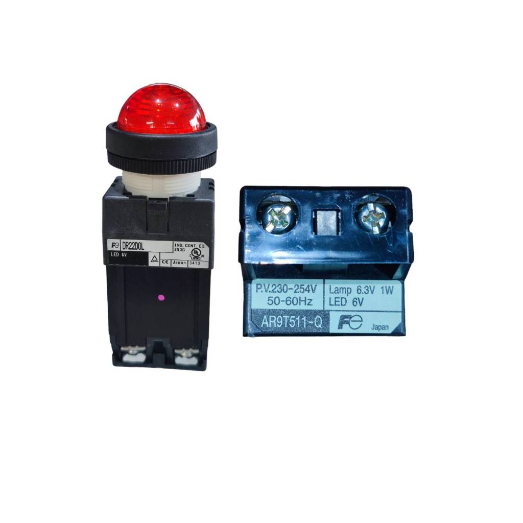 Pilot Lamp Fuji Electric Brand Model DR22D0L Made in Japan | Shopee ...
