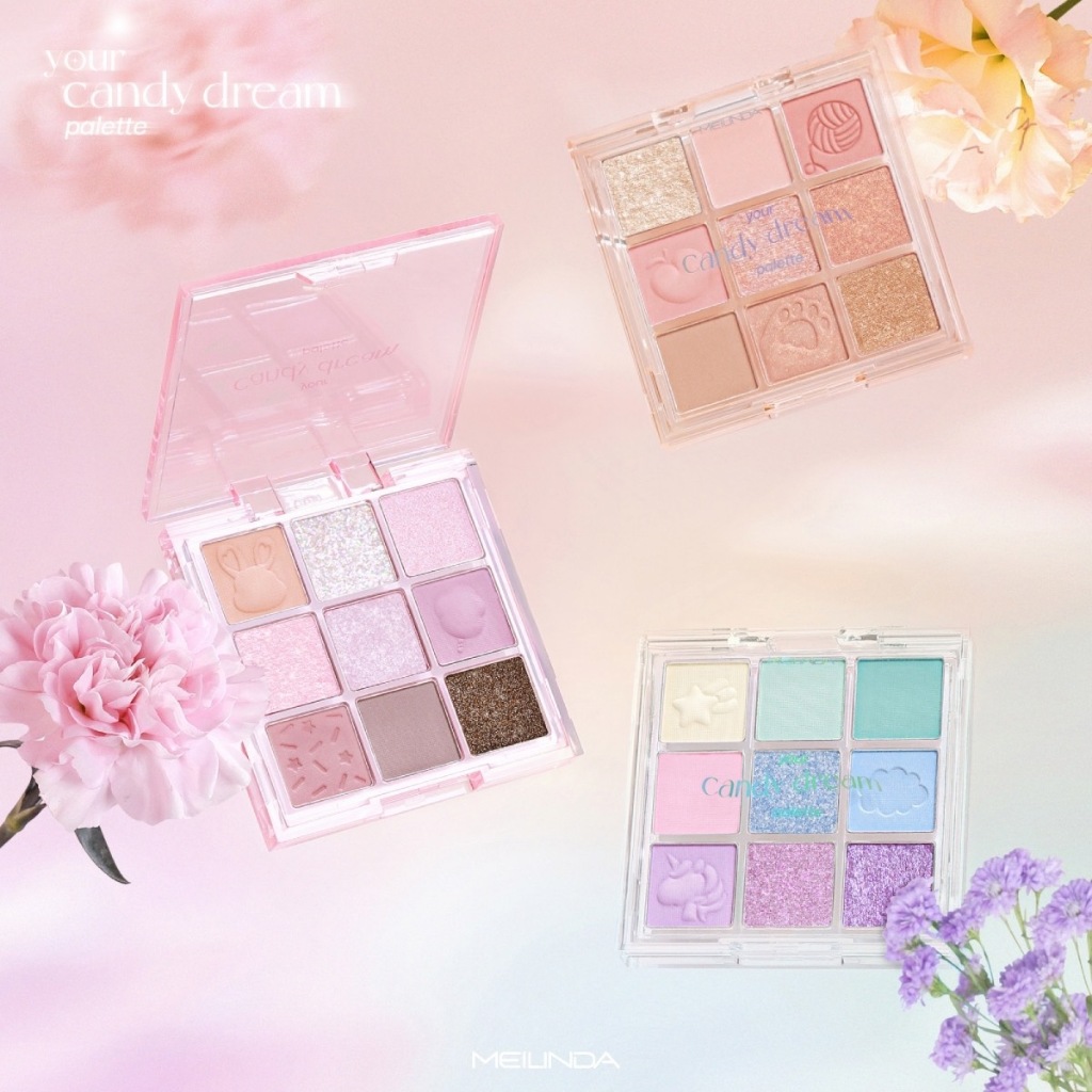 EYESHADOW Candy Dream Melinda MEILINDA Your Palette MC3126 | Shopee ...