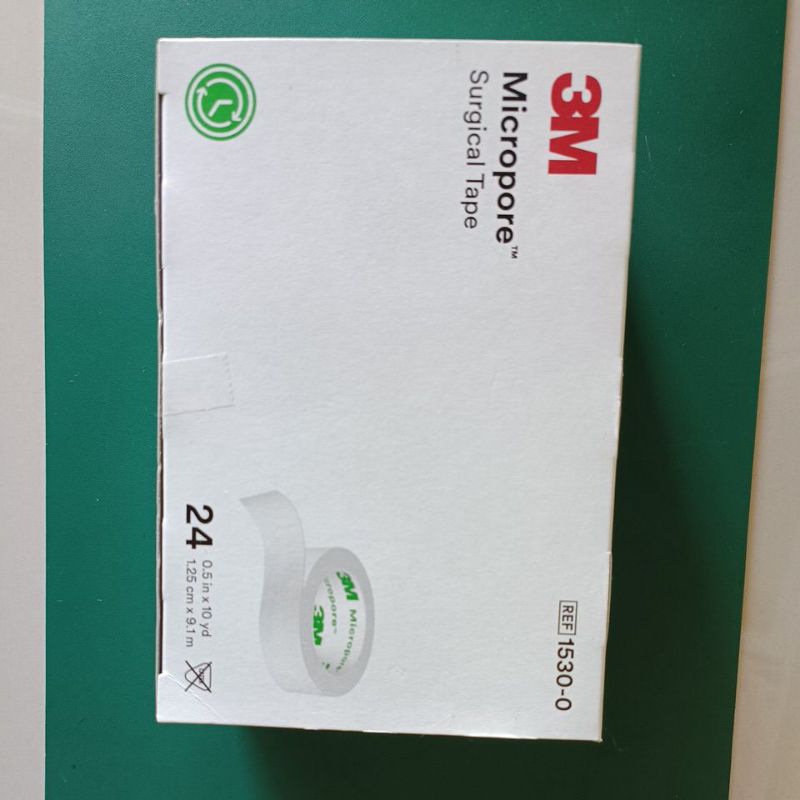 3m Micropore Plaster 1/2 "Paper 24 Rolls 1" Black Pack 12 Per Box ...