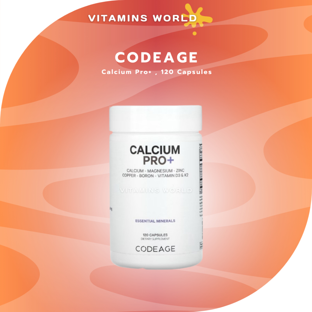 Codeage Calcium Pro+ 120 Capsules (V.3300) | Shopee Malaysia
