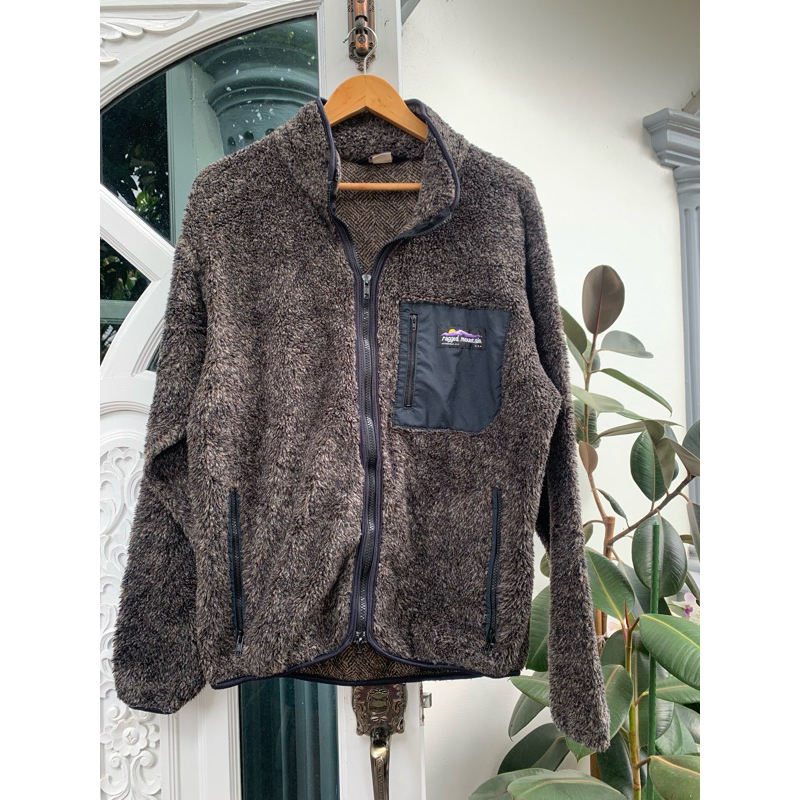 Branded Fleece Sweater Grey | Shopee Malaysia