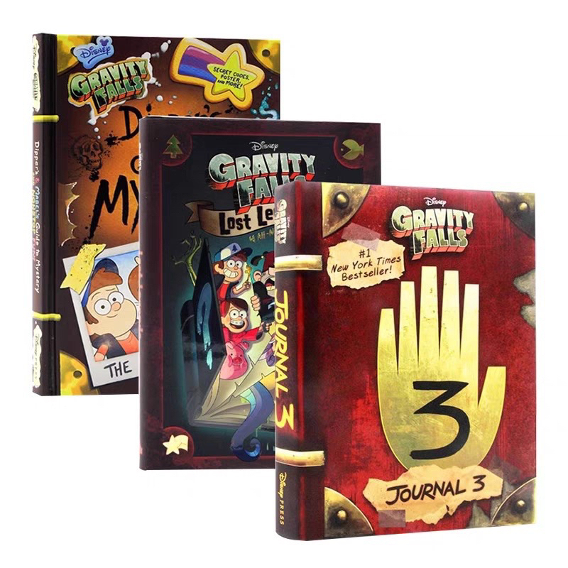 Gravity Falls: Journal 3/Lost Legends 3 Books Set By Alex Hirsch Ages:8-12(Hardcover) | Shopee ...