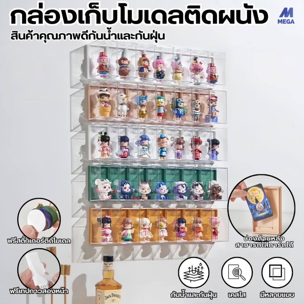 Wall Box One Model Wall-Mounted Display Can Fit Many Models Labubu ...