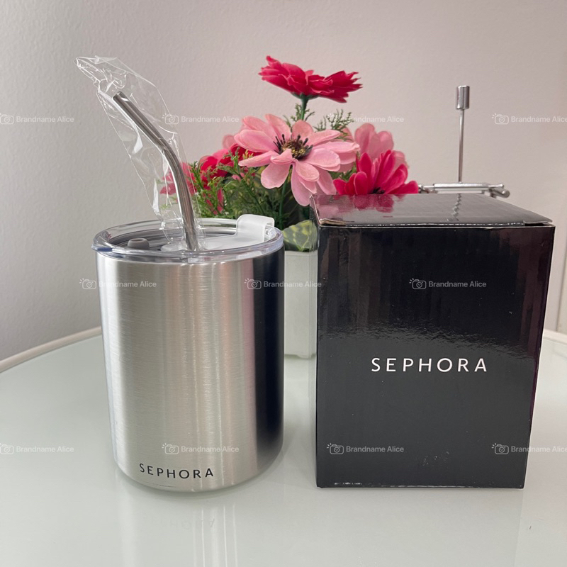 Authentic Cold Storage Glass Sephora stainless steel cup Silver ...