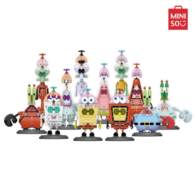 miniso Random Box SpongeBob SquarePants Whirling Brain Series Mr.Krabs ...
