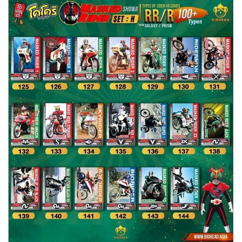 Complete Set Of Level R 36 Cards Cocori Odeya Card Of 36 Pieces Masked ...