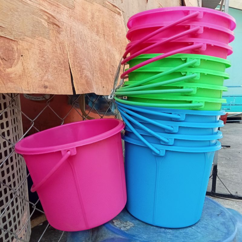 Water Bucket Songkran Toys Tank 1 Width 18 Cm.height 15cmm (Lifted A ...