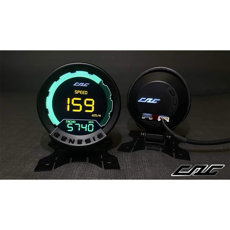 Set Of 2 Gauges Cag Genesis Led Genuine Obd2 System Gauge Monitor ...