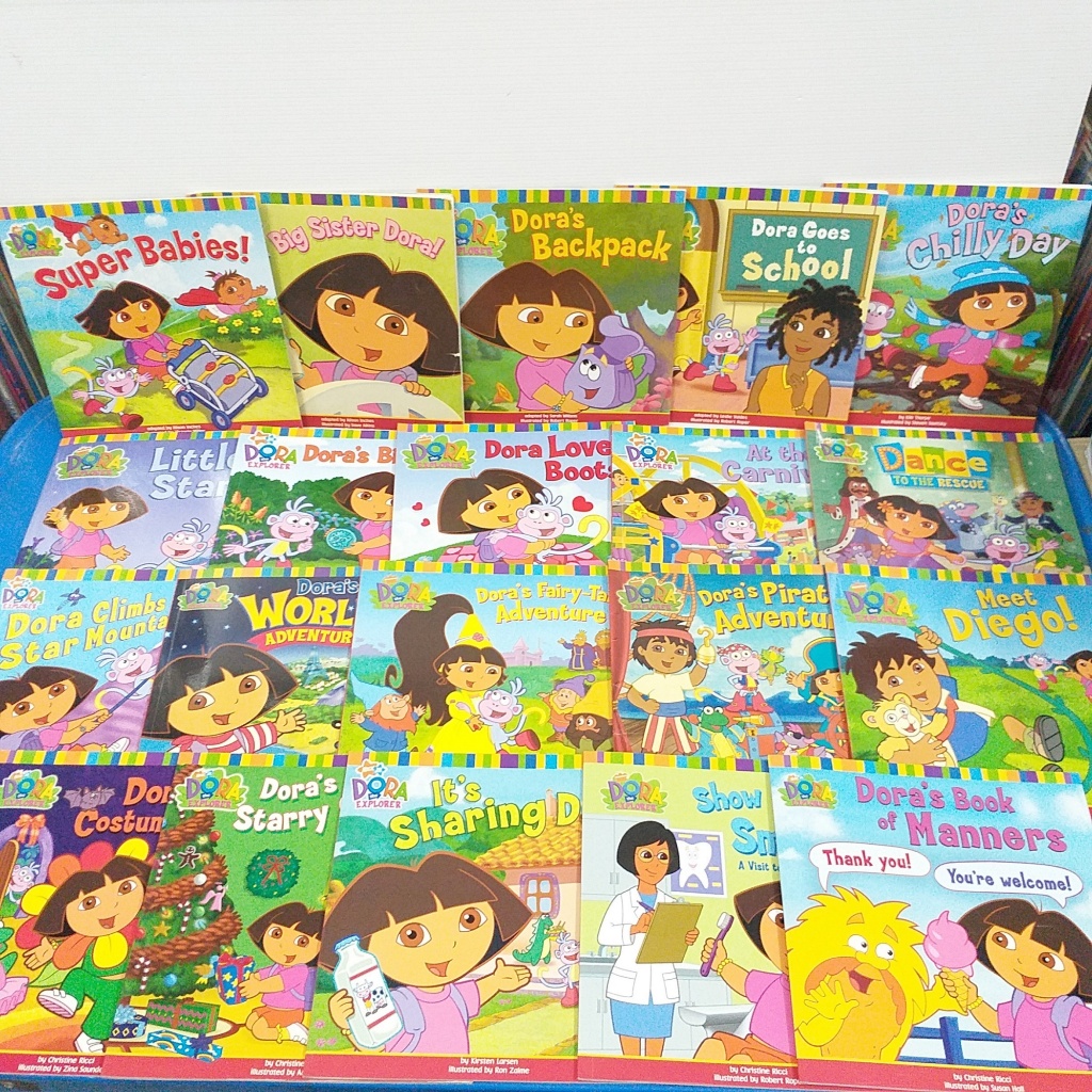 Dora The Explorer Second Hand English Storybook Soft Cover | Shopee ...