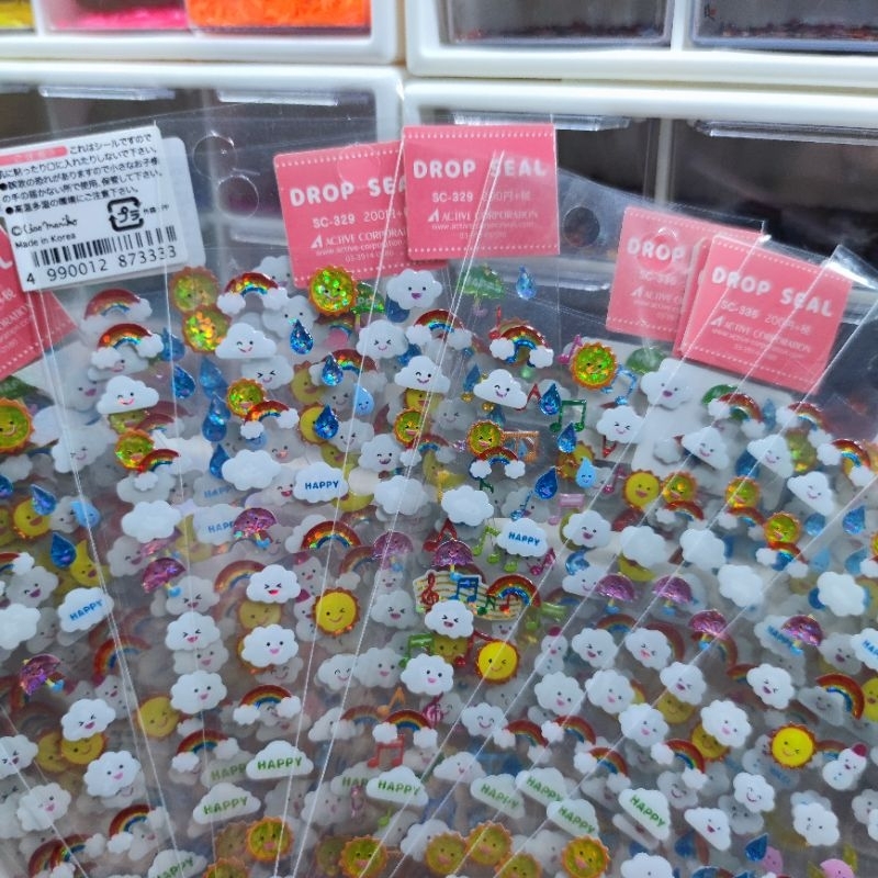 Sticker Drop seal made in Korea | Shopee Malaysia