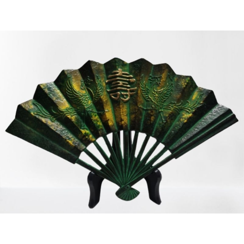 Iron Fan With Stand For Display | Shopee Malaysia