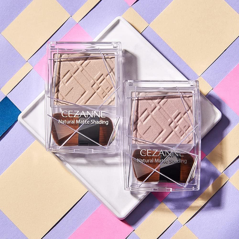 Cezanne Powder Natural Matte Shading Compact Shading. Smooth Texture ...