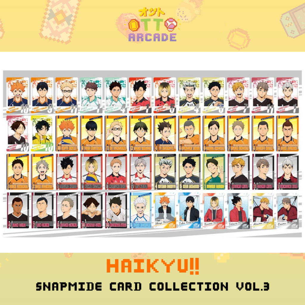 (1 Sachet) Haikyuu!! | Snapmide card collection vol.3 Hi-Q Polaroid ...