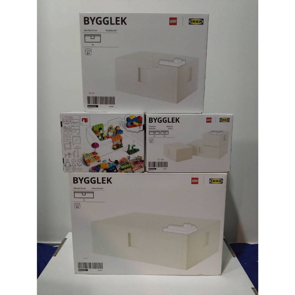 [Set-New] IKEA x LEGO BYGGLEK Complete Set Of 4 Box | Shopee Malaysia