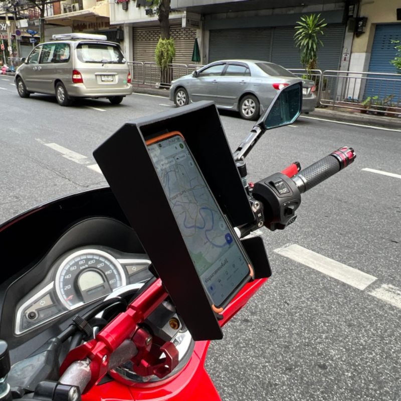 Sun Visor Case C2 And Mototec MTB Motorcycle Phone Holder Bike Mobile ...