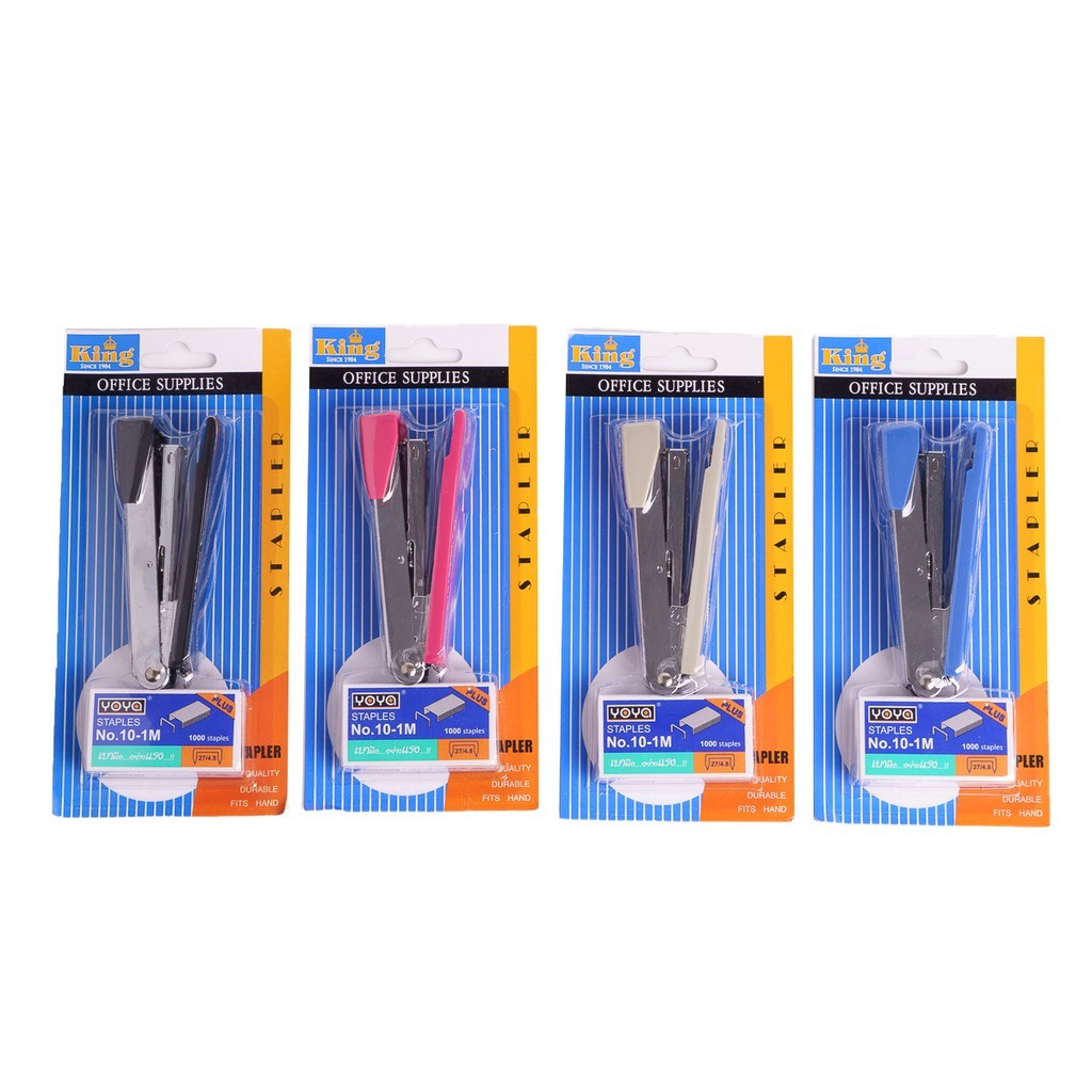 King Stapler no.10 With no. 10 Staples Assorted Colors/This Product Can ...