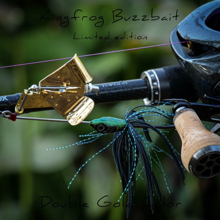 Buzzbait KING FROG Limited Golden Leaf Buzbail Gold | Shopee Malaysia
