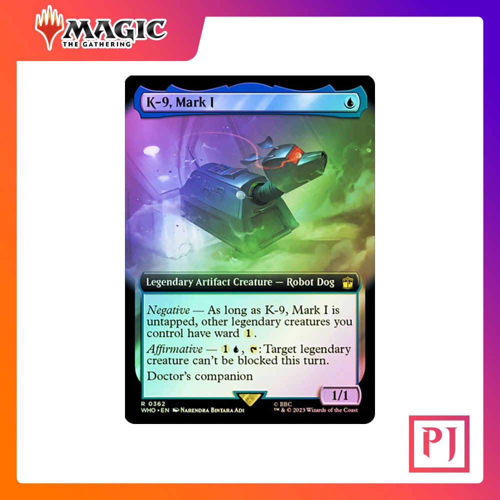 [MTG] K-9 Mark I (Extended Art) [WHO] [BLUE] [RARE] [FOIL] [ENG] (Magic ...